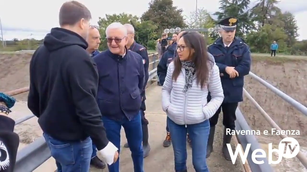 La Presidente Irene Priolo a Traversara dopo la nuova rottura dell ...