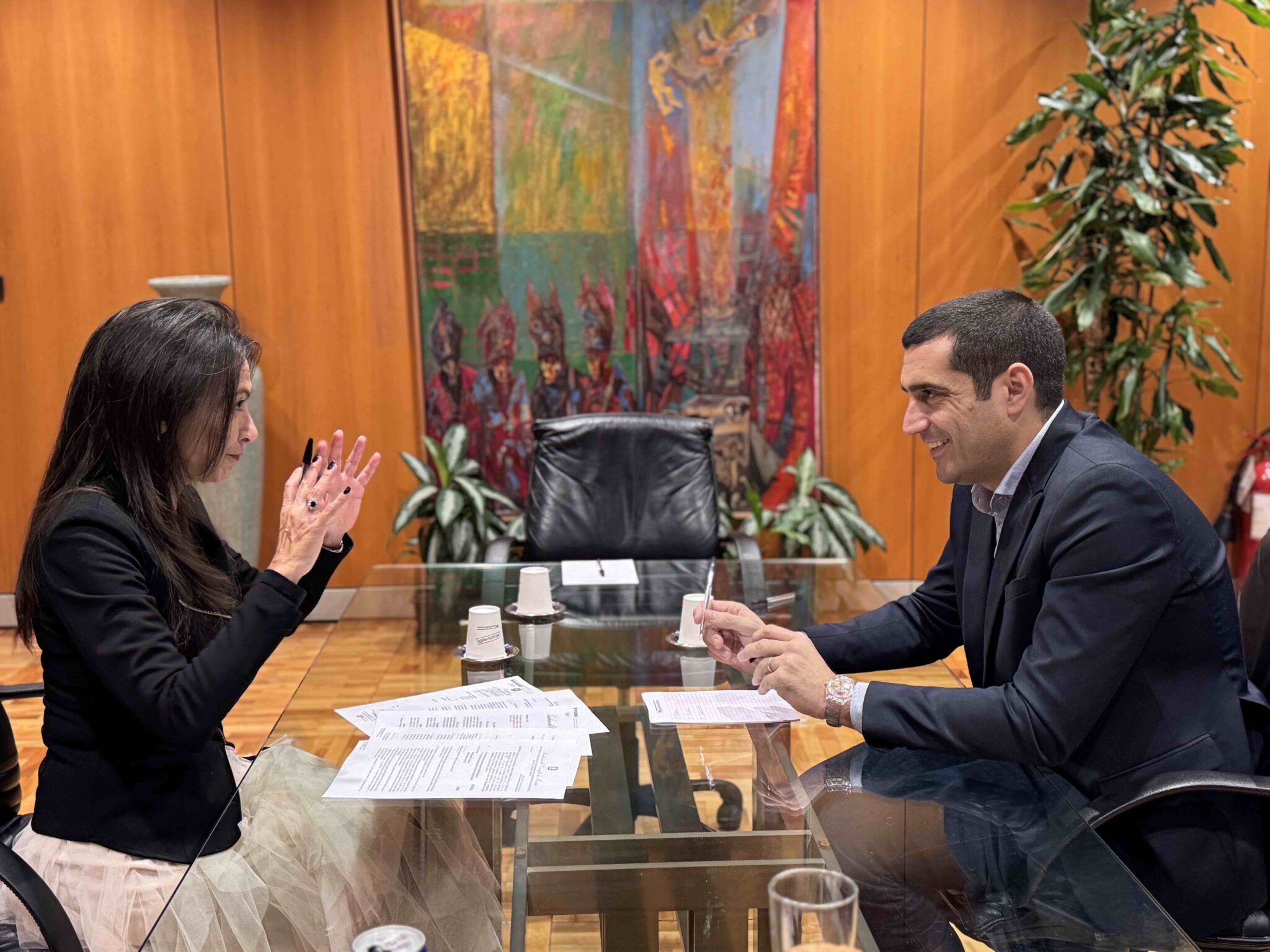 Incontro tra la presidente facente funzioni, Irene Priolo, e il ...